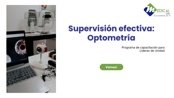 Supervisión efectiva de Optometría (versión Escritorio) | Genially