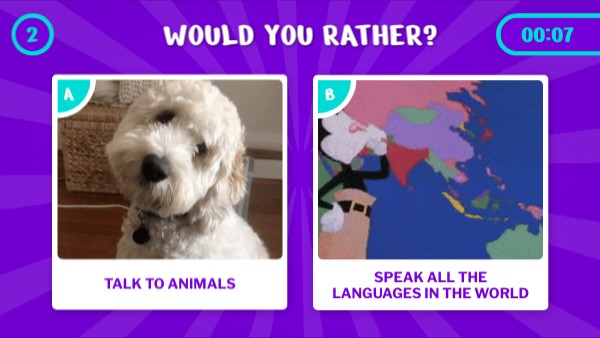 would you rather? | Genially