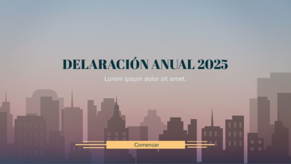 delaraciÓN ANUAL 2025 | Genially