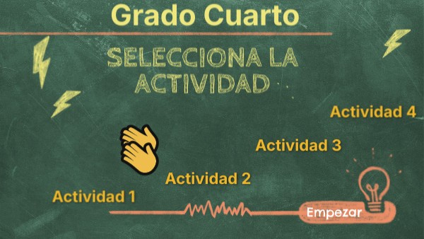 Cuarto- Quiz pizarra animada | Genially