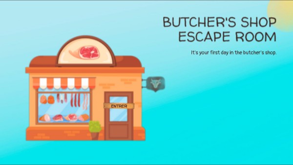 Escape game - Butcher's shop | Genially