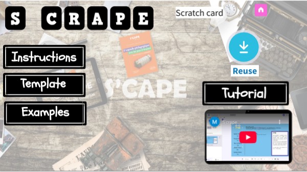 Scrape Scape | Genially