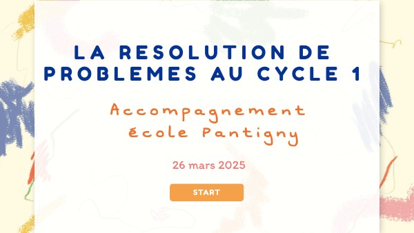LA RESOLUTION DE PROBLEMES AU CYCLE 1 | Genially