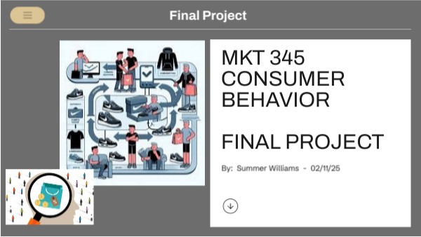 mkt345- final - Summer Williams | Genially