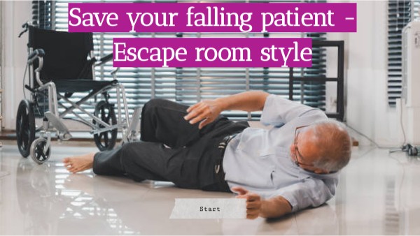 Save your falling patient - Escape room style | Genially