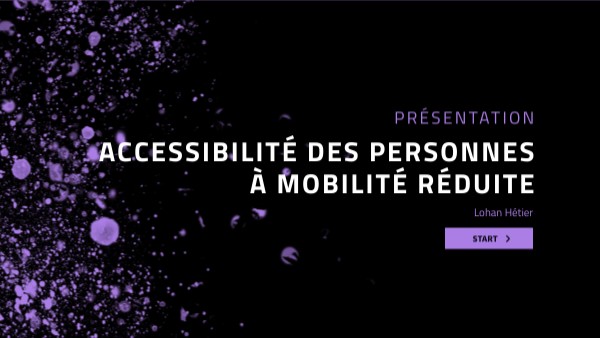 Koi.2.9 Accesibilité au personne atteint d'un handicap | Genially