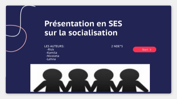 Exposé SES | Genially