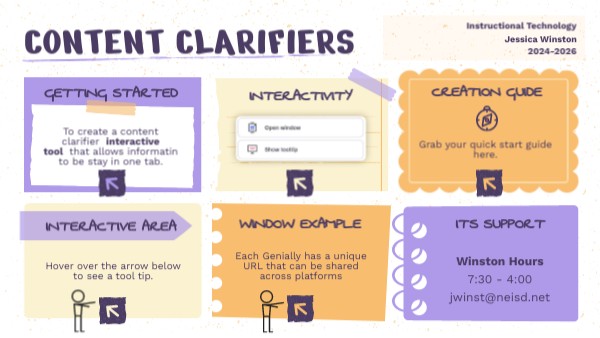Content Clarifiers | Genially