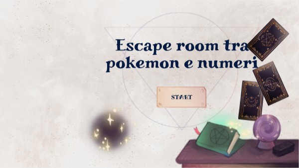 Escape room tra pokemon,blocchi e numeri | Genially