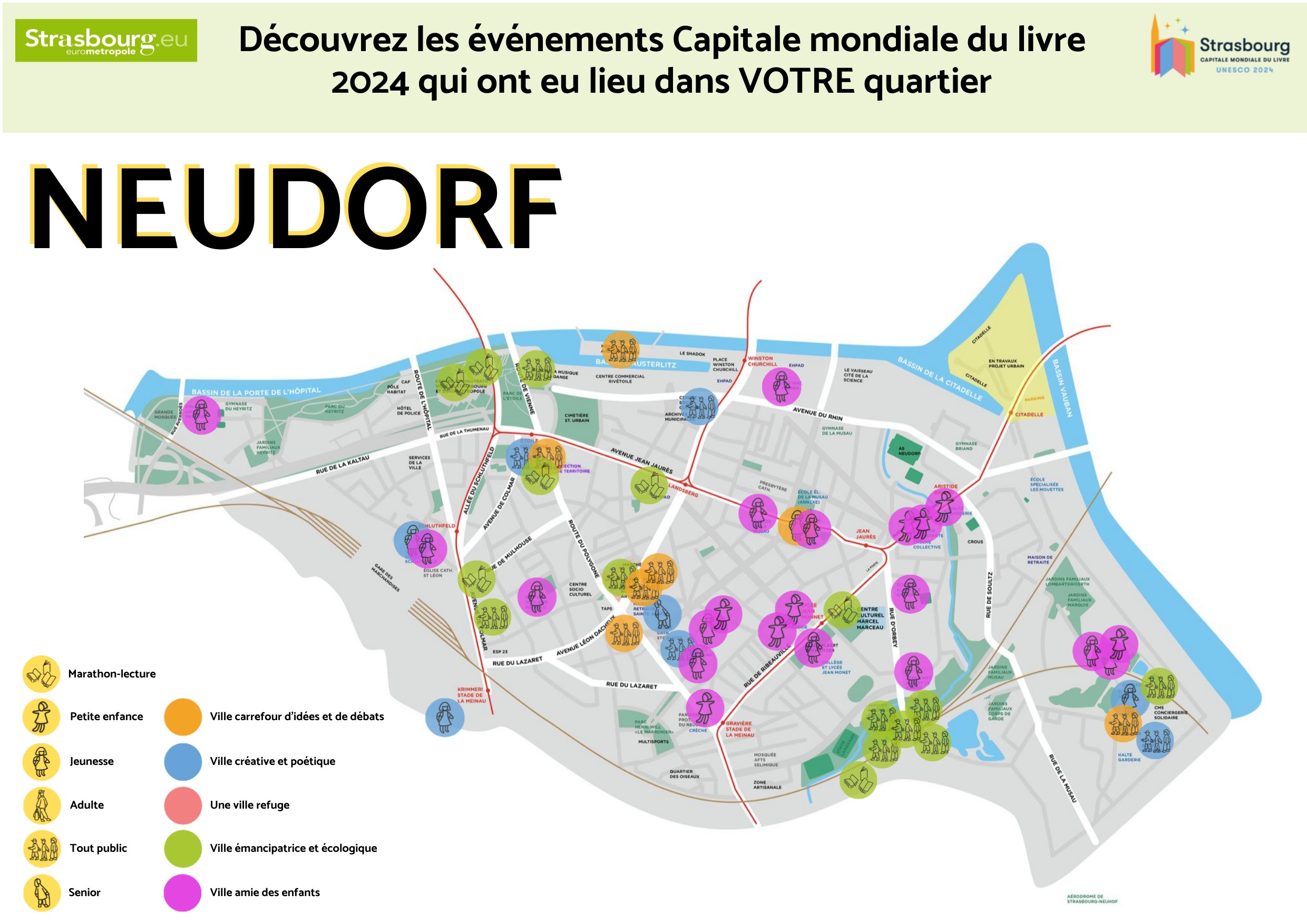 Découvrez les événements Capitale mondiale du livre 2024 qui ont eu lieu dans VOTRE quartier ...