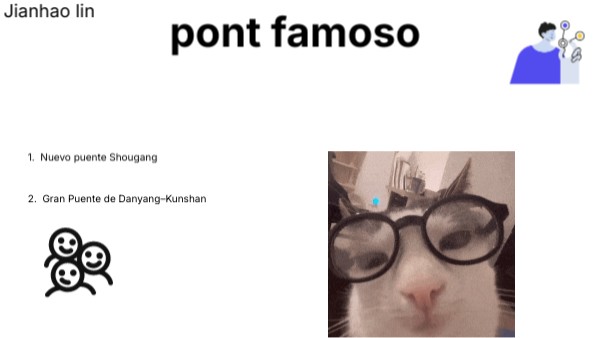 pont famoso | Genially