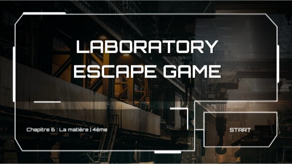 Laboratory ESCAPE GAME | Genially