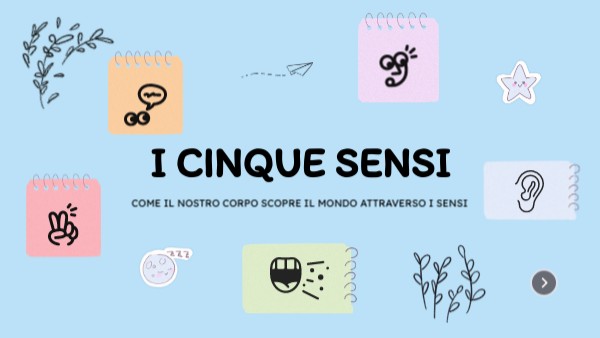 I CINQUE SENSI | Genially