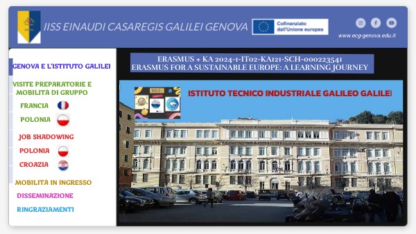 Erasmus + ITIS GALILEI GENOVA | Genially