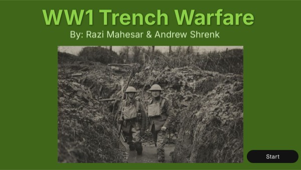 WW1 Trench Warfare | Genially