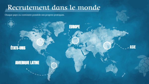 Recrutement dans le monde | Genially