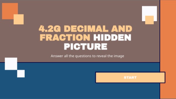4.2G Decimal and Fraction Hidden Picture | Genially