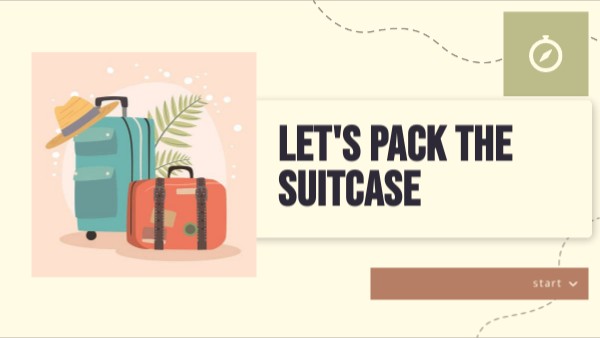 let's pack the suitcase | Genially