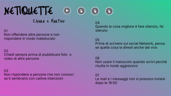 NETIQUETTE | Genially