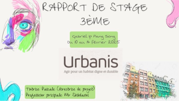 Rapport de stage 3ème | Genially