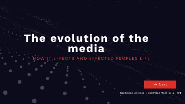 The evolution of the media | Genially