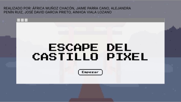 Escape DEL CASTILLO PIXEL | Genially