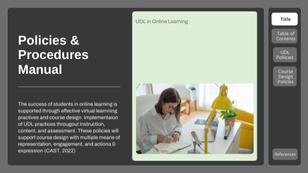 Policies & Procedures Manual | Genially