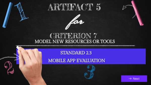 Criterion 7 | Genially