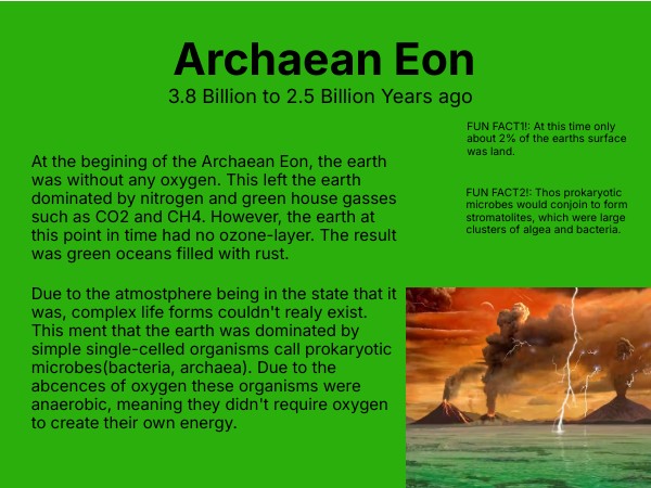 Archaean Eon | Genially