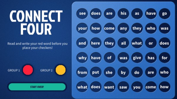 Unit 4 Week 2 Red Words Review | Genially