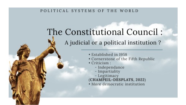 POLI 3004 - The Constitutional Council | Genially