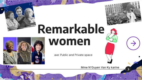 Remarkable women | Genially
