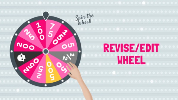 Revise/Edit Wheel | Genially