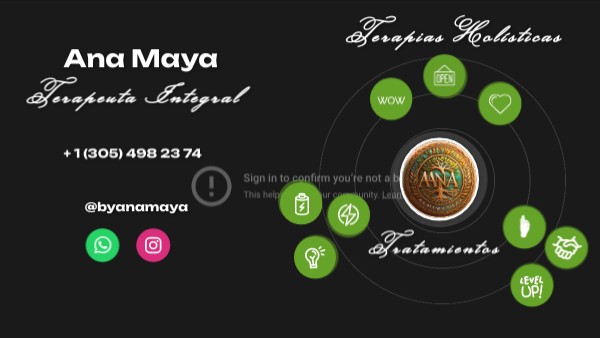 Ana Maya Terapeuta Integral | Genially