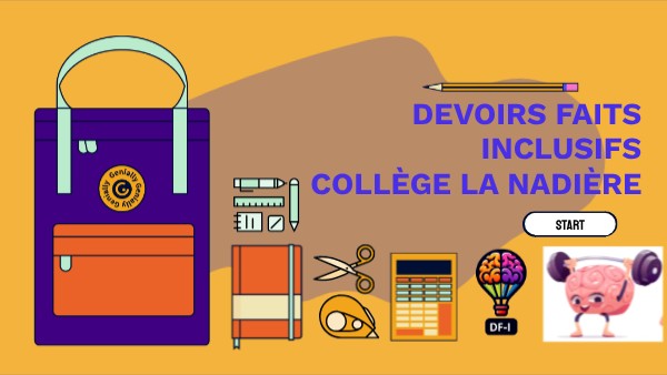 Devoirs Faits Collège La Nadière | Genially