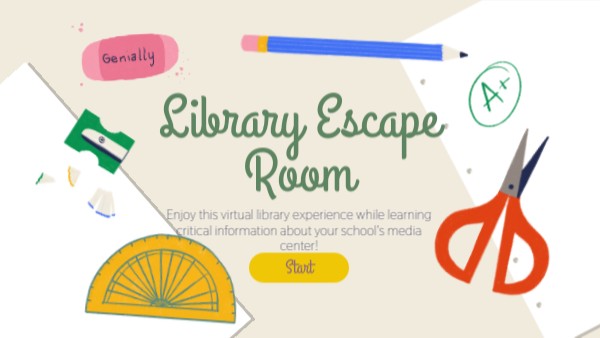 Library Escape Room | Genially