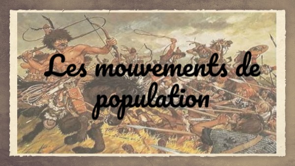 Les mouvements de population | Genially