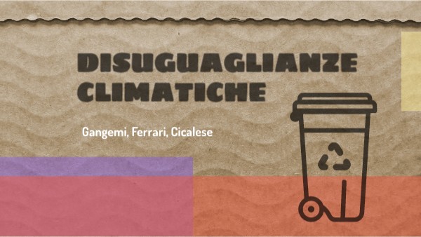Disuguaglianzeclimatiche | Genially