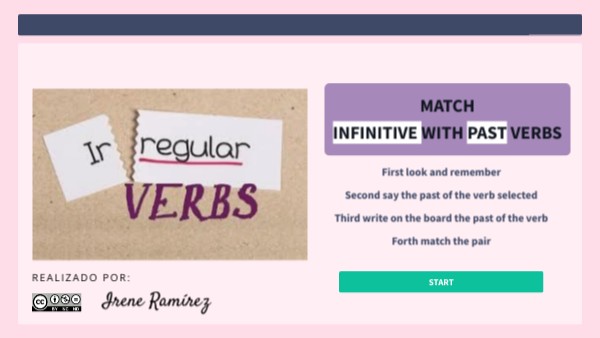 Irregular verbs, week 7 y 8 | Genially