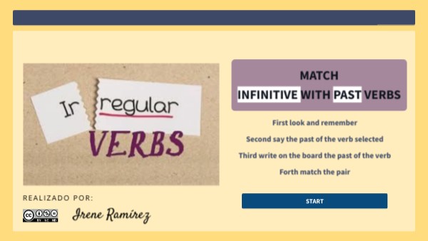 Irregular verbs, week 9 y 10 | Genially