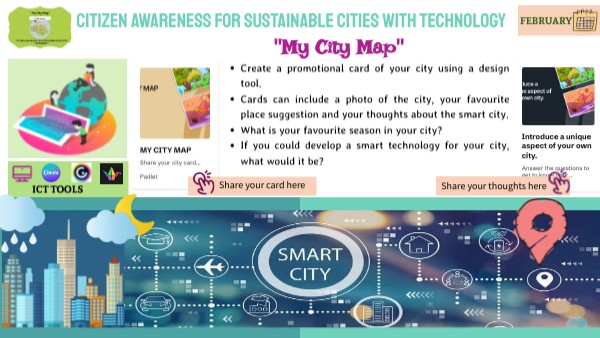 CITIZEN AWARENESS FOR SUSTAINABLE CITIES WITH TECHNOLOGY | Genially