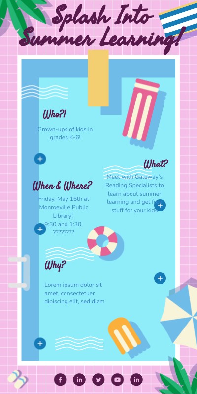 Splash Into Summer Learning! | Genially