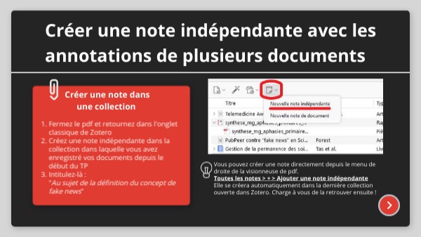 Créer une note indépendante- Annotations/Notes3_Zotero V7 | Genially