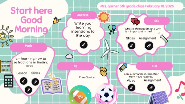 February 18, 2025- Daily work ENG | Genially