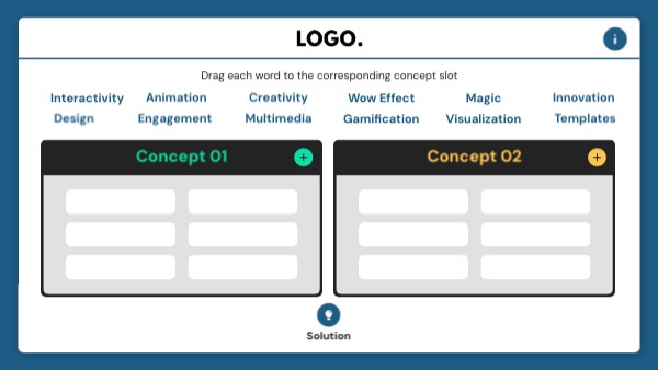 Corporate concepts game | Genially