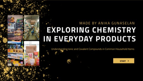 eXPLORING CHEMISTRY IN EVERYDAY PRODUCTS | Genially