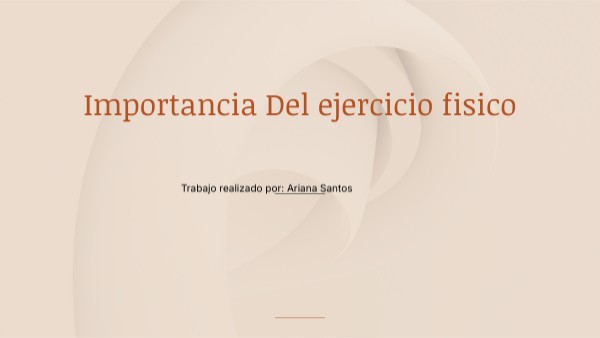 Importancia Del ejercicio fisico | Genially