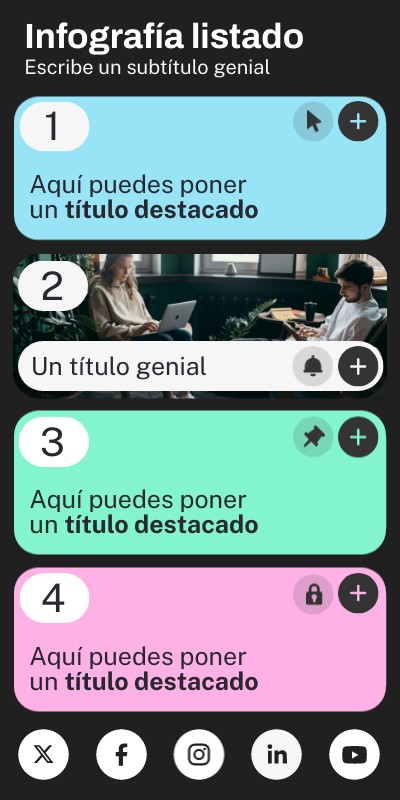 Infografía Listado | Genially