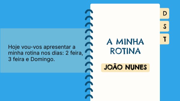A minha rotina | Genially