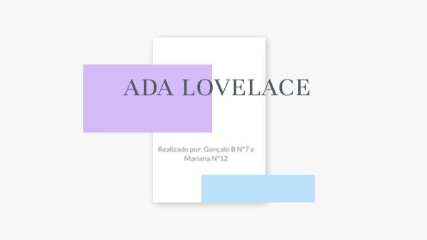 Ada Lovelace | Genially